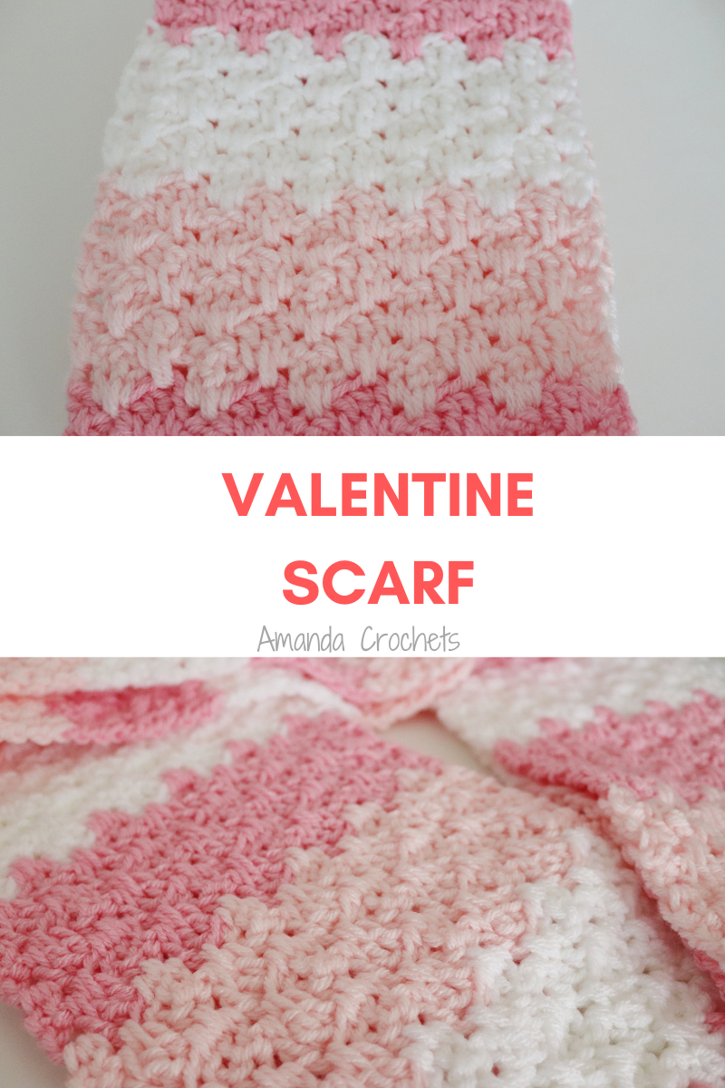 Valentine Scarf Pattern - Amanda Crochets