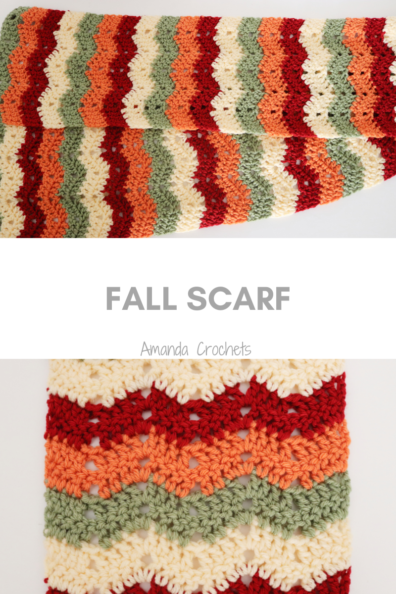 Fall Scarf Pattern - Amanda Crochets